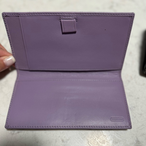 Coach | Bags | Coach Wallet And Checkbook In Signature Leather | Poshmark